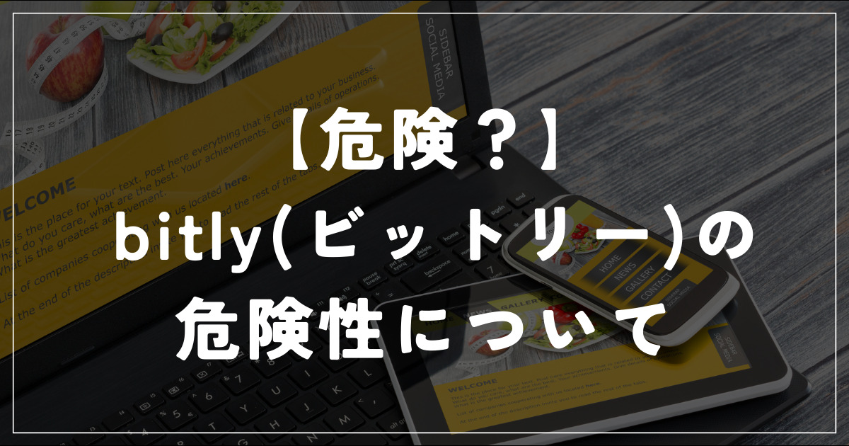 【危険？】 bitly(ビットリー)の危険性について